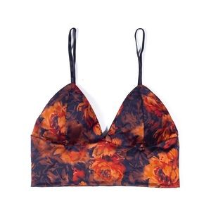 Intimates & Sleepwear | Sexy Satin Triangle Bralette | Poshmark